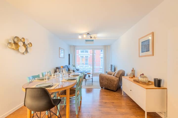 Appart 3 Ch Proche Gares Avec Parking & Balcons - Lille