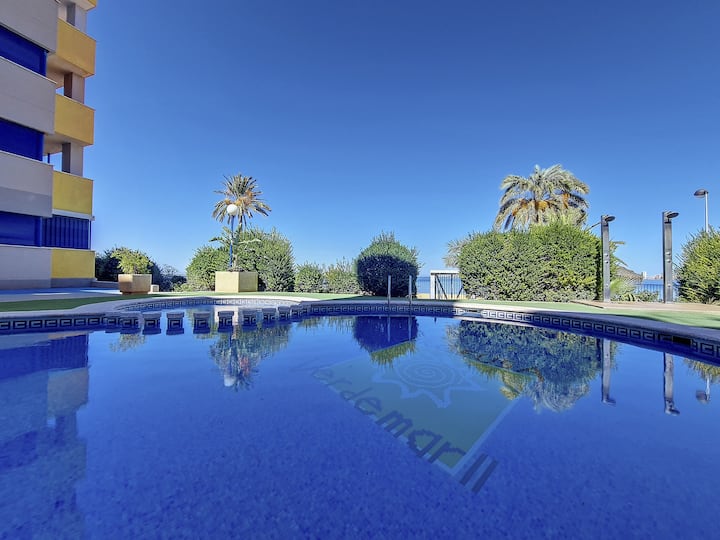Sea View Apartment, Pool, Parking And Wi-fi - La Manga