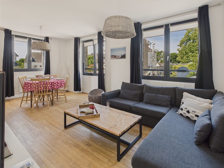 400 M Plage - Fouesnant Beg Meil - Appart Pour 5 - Beg Meil