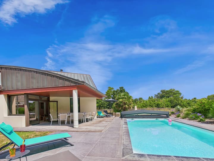 Jardin Et Piscine - 1km De La Plage- Pour 8 - Fouesnant
