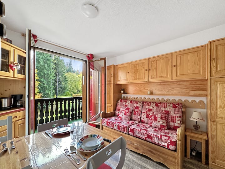 Gc462 Studio Coin Montagne Proximité Skibus - Les Carroz d'Arâches