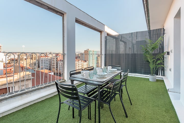 Prime Penthouse Paseo Begoña. Jovellanos Terrace - Gijón