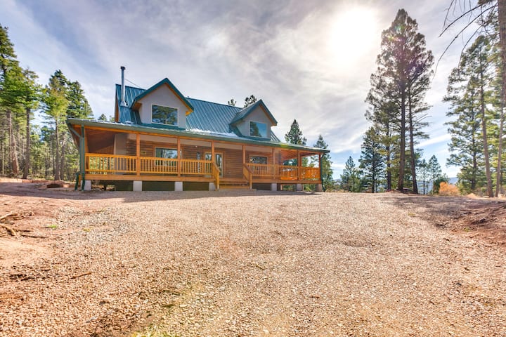 Private Ski-out Angel Fire Cabin: Wraparound Porch - Angel Fire, NM