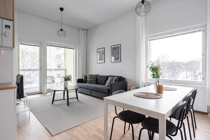 Brand New 2br At Tammela Stadion, Sauna & Balcony - Kangasala