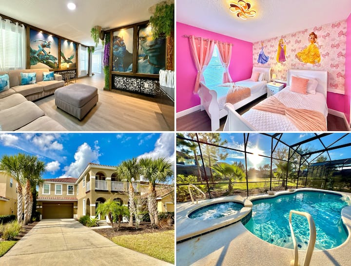 5275w 6bd/ 6ba Luxury - Spacious - Huge Sunny Pool - Haines City, FL