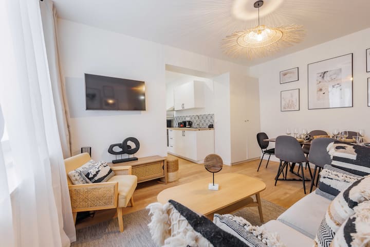 Moderne Appartement - 2br/6p - République - Rue de Rivoli