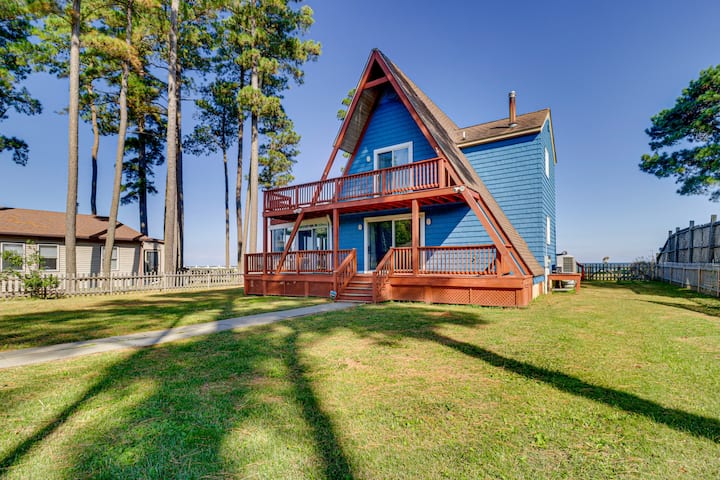Beachy Maryland A-frame: Steps To Chesapeake Bay! - Point Lookout State Park, Scotland