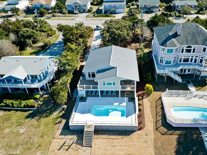 Top Shelf - Sound-front, Heated Pool, Golf Cart - Emerald Isle, NC