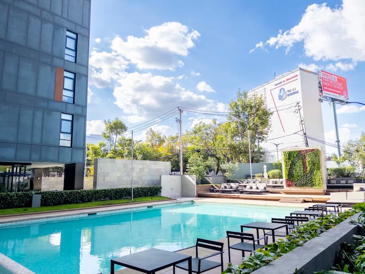 Nuevo Dpt. L Alberca + Padel L Soumaya 10 Min - Mexico City