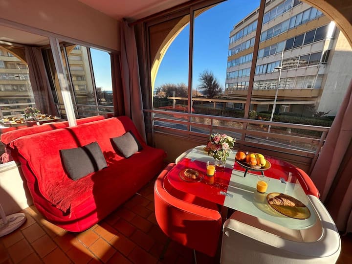 Pretty T2 With Parking Space 2 Steps From The Beac - Valras-Plage