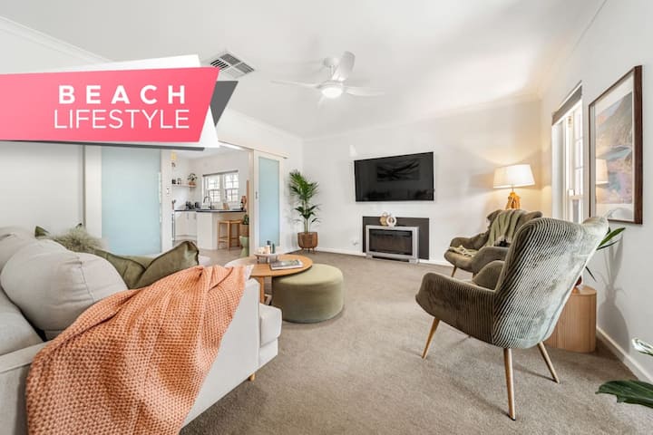 Sage By The Sea - Wifi, Bbq, Art - Glenelg