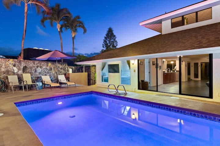 Luxurious Makai Villa With Pool And Ocean Views - Hawaii