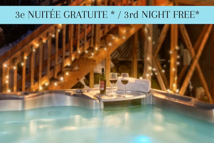 Chalet Spacieux En Forêt, Avec Spa + Accès Au Lac - Laurentides
