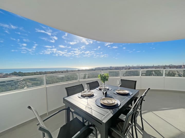 Apartamento Con Amplia Terraza Con Vistas Al Mar - Canet d'en Berenguer