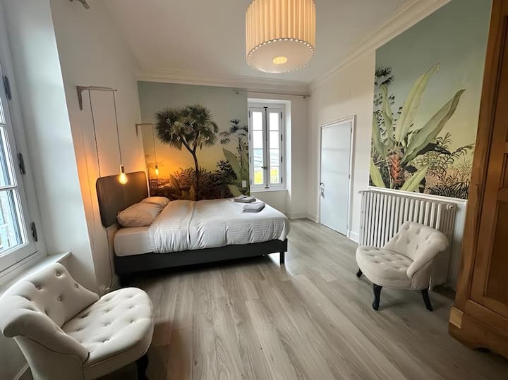 Chambre Tropicale Au Château Du Serpolet - Pont-du-Château