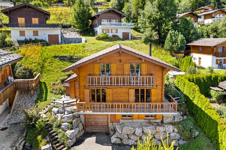 Karuda - 12 Pers - Jacuzzi Et Sauna - Nendaz