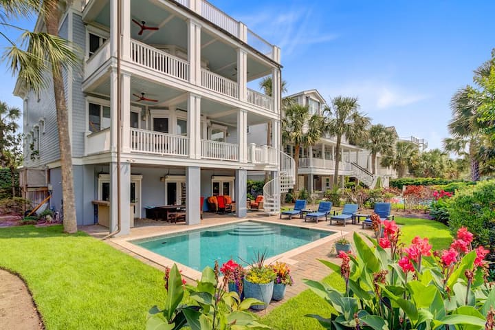 Tide Time-pool-pet Friendly-oceanview-3rd Row - Isle of Palms, SC