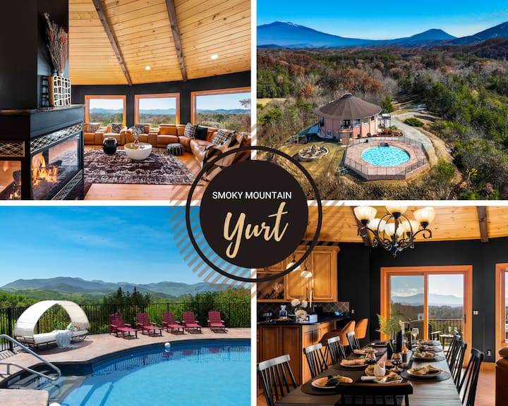 Swim Pool, Yurt With Horizon View Near Shopping - Sevierville, TN