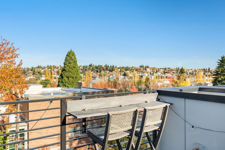 3br Queen Anne Retreat • Rooftop • Parking • Spu - Mount Baker - Seattle