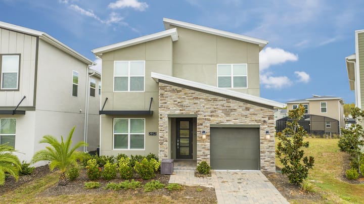 2932-sl 5 Bd Home, Game Room, Private Pool & Spa - Kissimmee