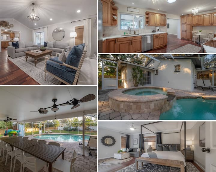 Just Wow! Luxury & Huge Heated Pool & Spa Home! - Clearwater Beach, FL