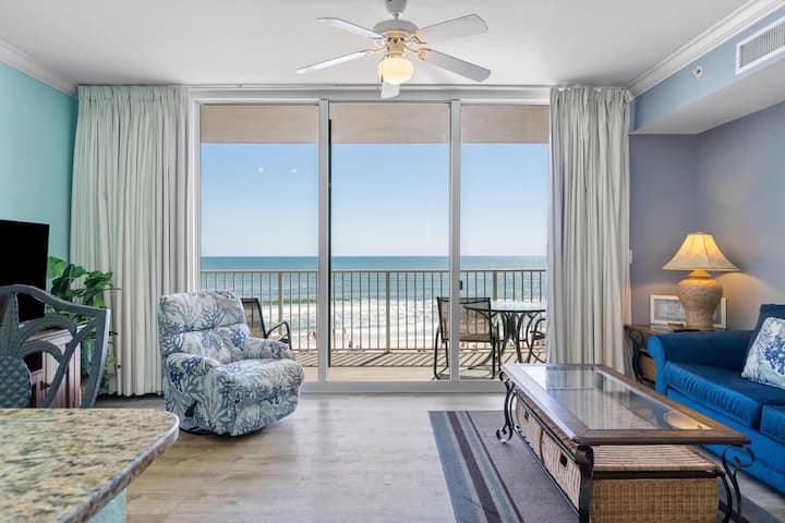 Coast A-way 313-ocean Views-sleeps 7 - Panama City Beach, FL