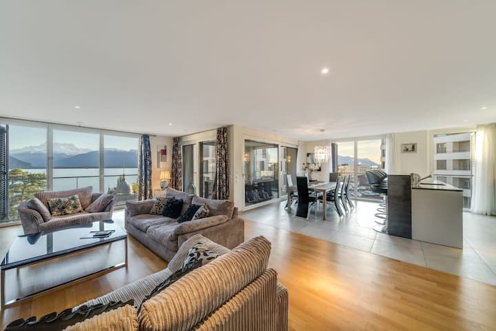 Luxury Apartment In Montreux With Panoramic Views - 蒙特魯