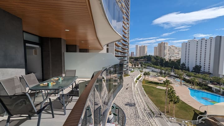 Sunset Waves Lovely Apartment - 貝尼多爾姆
