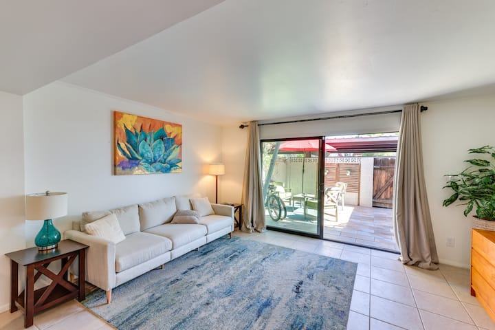 Pool Access & Furnished Patio: Scottsdale Townhome - Scottsdale, AZ