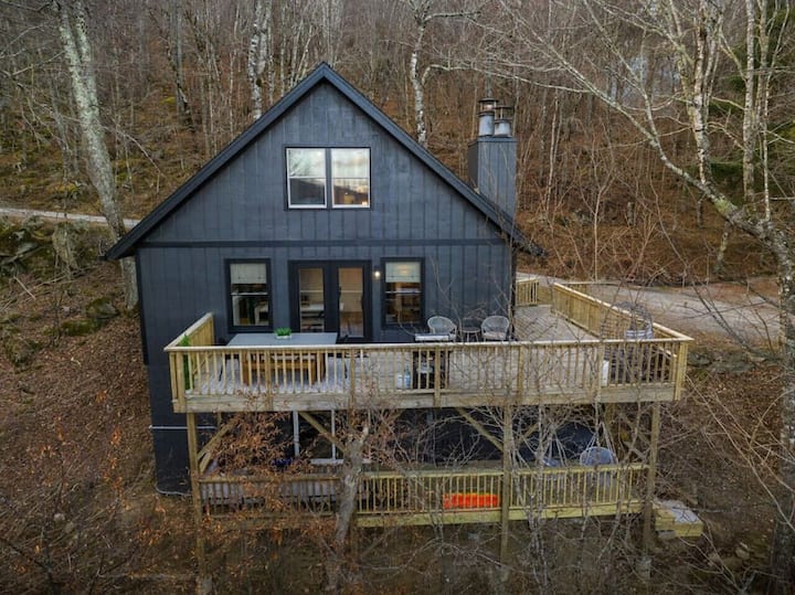 Chic 6 Br-hot Tub-poker Table-1/2 Mile To Slopes! - Beech Mountain, NC