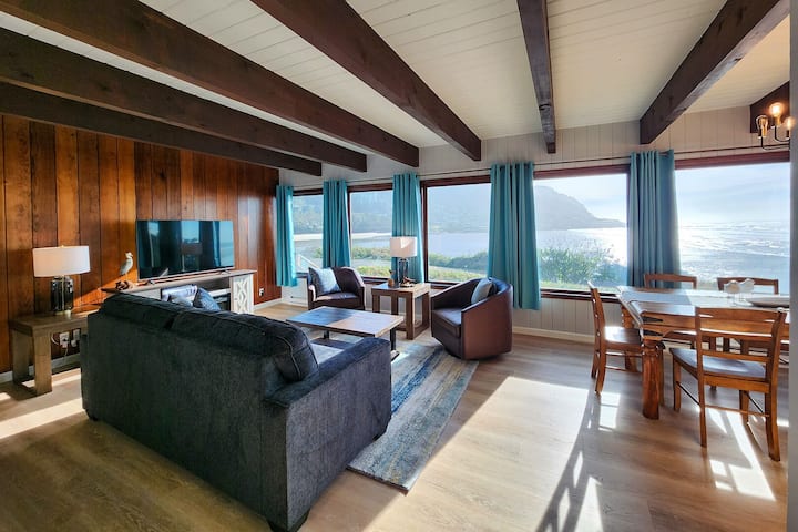 Ocean Front 5br Home! Yachats, Walk To Everything! - Oregón