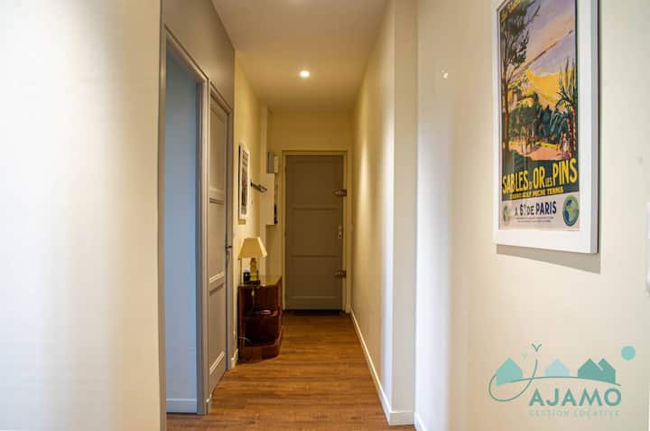 108 Appartement T4 Avec Magnifique Vue Mer - Plage Sables d'Or les Pins