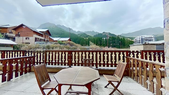 Casa-amélie Terrasse Avec Vue Et Parking - Crévoux