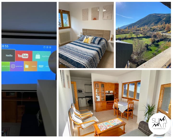 Apartamento Espert L Cine L Garaje L Bbq I Tenis - Biescas