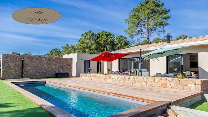 Villa U Scopu, 6 Pers, Piscine Chauffée, 10 Mn Pla - Sainte-Lucie-de-Porto-Vecchio