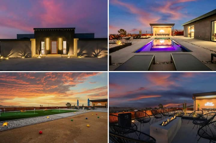 Desert Dreamscape (Pool/spa-golf/ev Charger) - Joshua Tree National Park, California