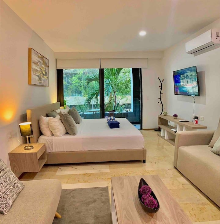 Cute Studio Just Steps Away From 5th Av./pool/gym - Playa del Carmen