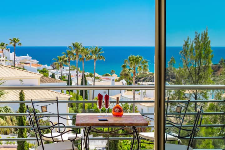Luxury T2 With Pool & Ocean View By Becherish - Albufeira