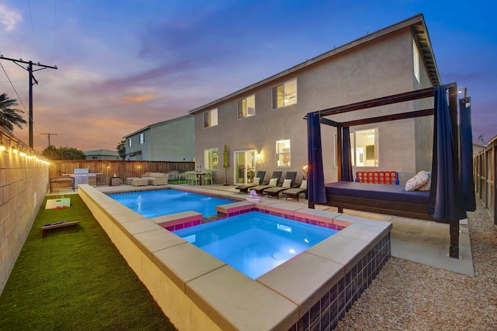 Park Heaven: Pool, Spa, Fire Pit, Games, Bbq! - Coachella, CA
