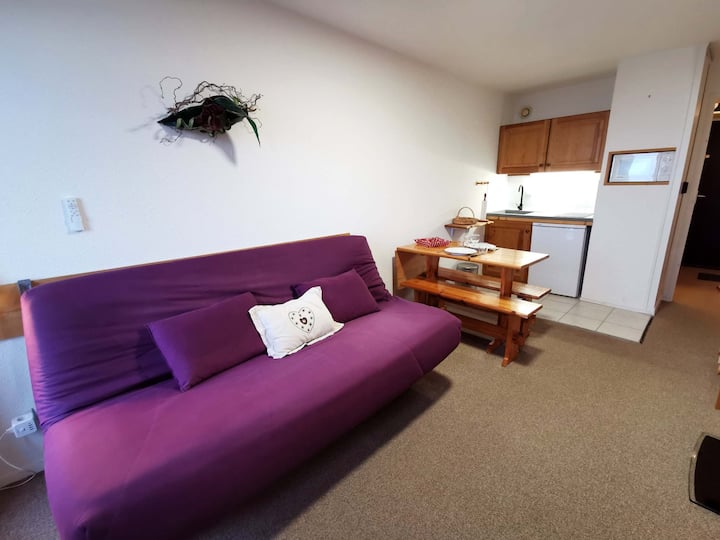 Studio à 80m Des Pistes, Balcon, Vue Sur Vallée - Les 7 Laux