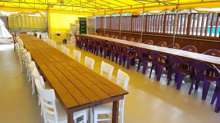 자연을 만끽할 수있는 낭만적인 오션뷰 숙소 민박단체룸 201호 애견동반불가 오션뷰 - 월영동