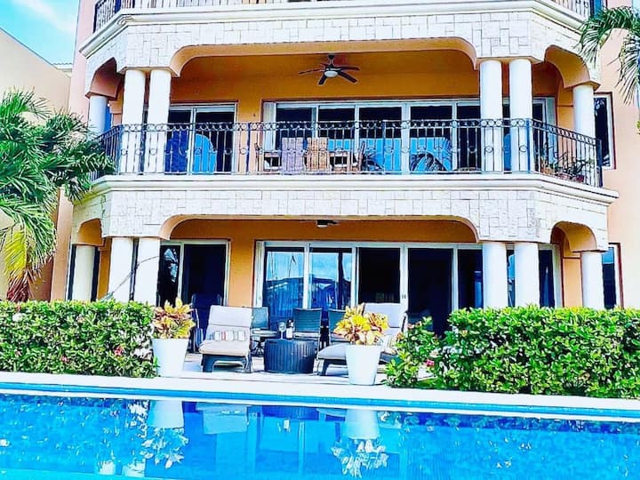 Casa Del Soleil Avec Une Vue Incroyable Sur L'eau - Puerto Aventuras