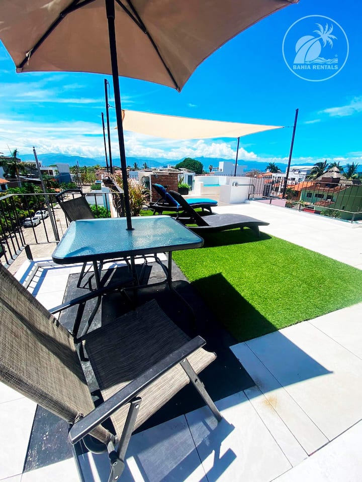 3a Bucerias Apt Hammocks, Pool, Bbqs, & Roogarden - Bucerías