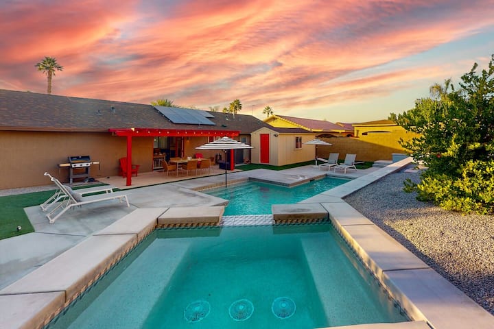 3br Home With Private Pool, Spa, Grill, Backyard - Palm Springs, CA