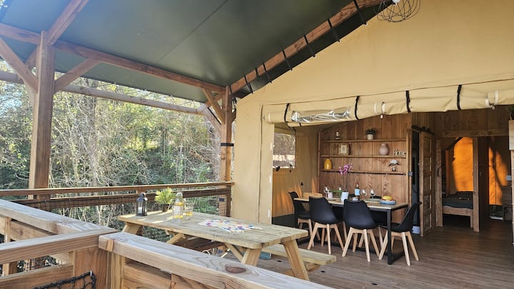 Tente Lodge Xl Luxe Sanders 4 Pièces 6 Personnes - Lavelanet