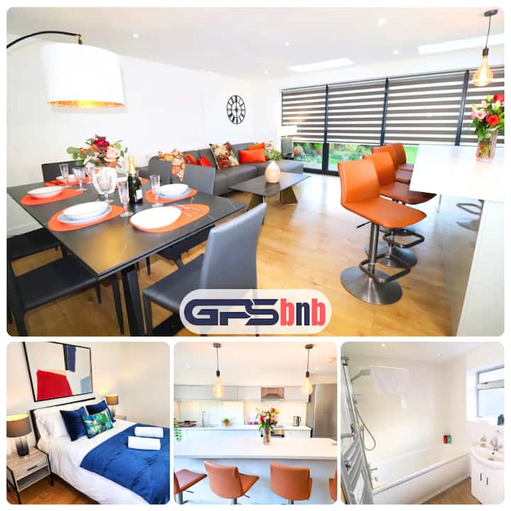 Hutchcomb Villa, 4 Bed Luxury House,oxford+parking - Oxford