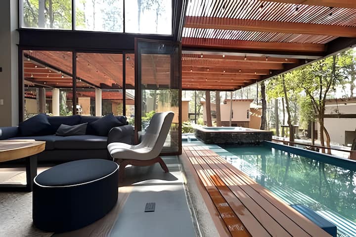 Vacation House With Private Pool And Hottub - Valle de Bravo