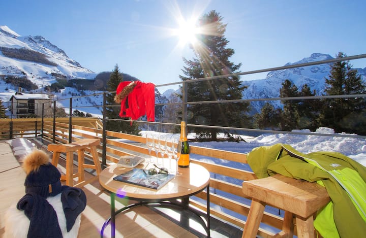 À 200m De La Navette | T4 Moderne + Balcon - Les Deux Alpes