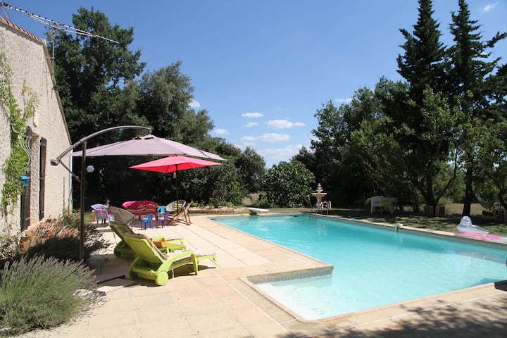 La Roseraie De L'elaeis - Piscine Privée - Quinson