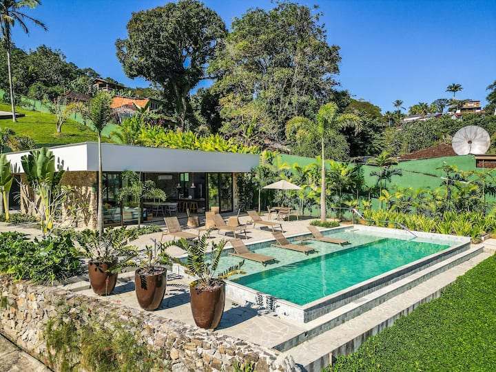 Luxury House For Rent In Angra Dos Reis With Beach - Ilha Grande